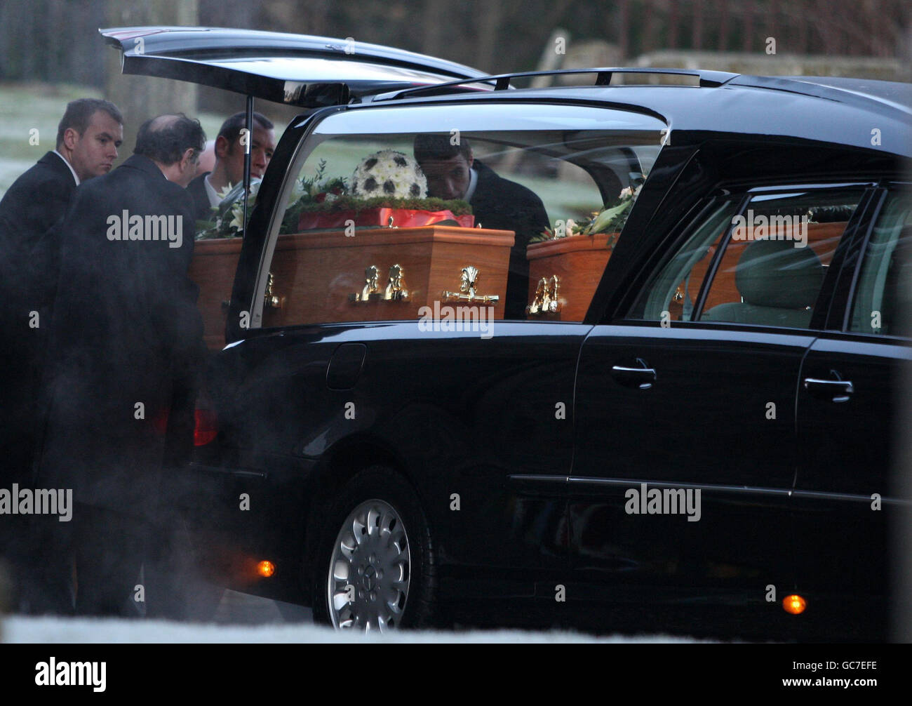 Owen family funeral Stock Photo - Alamy