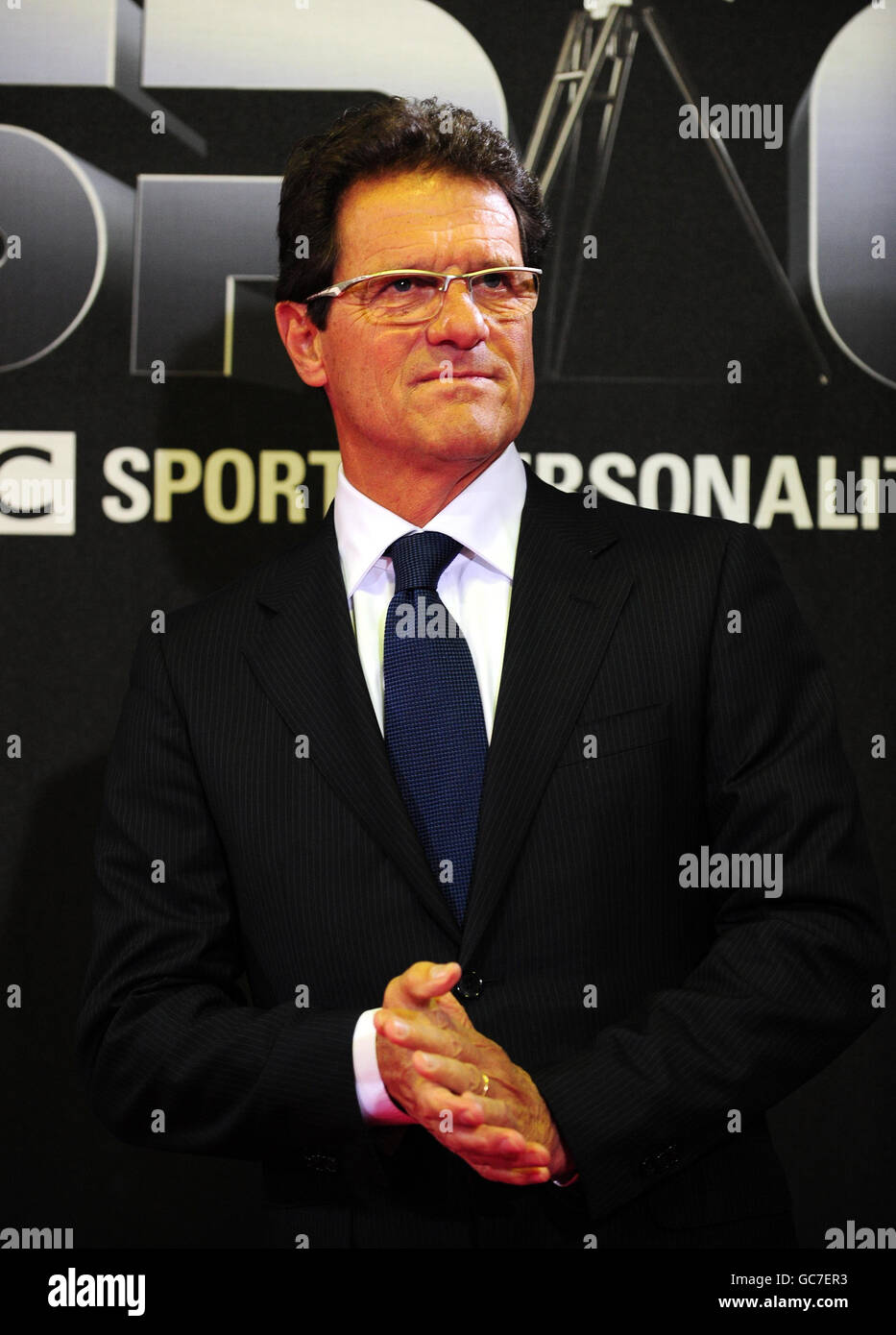 England football manager Fabio Capello arrives for the BBC Sports ...