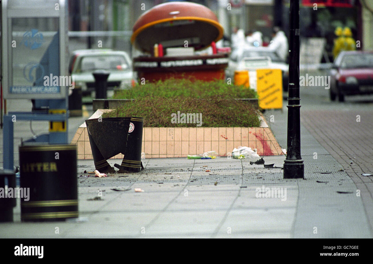 Debris litters scene hi-res stock photography and images - Alamy
