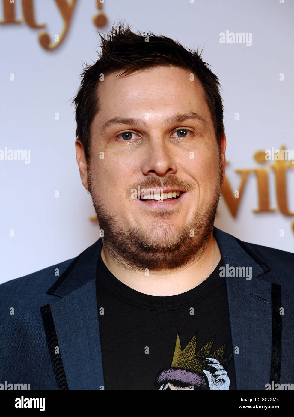 Marc wootton arrives at the premiere of new film nativity hi-res stock ...