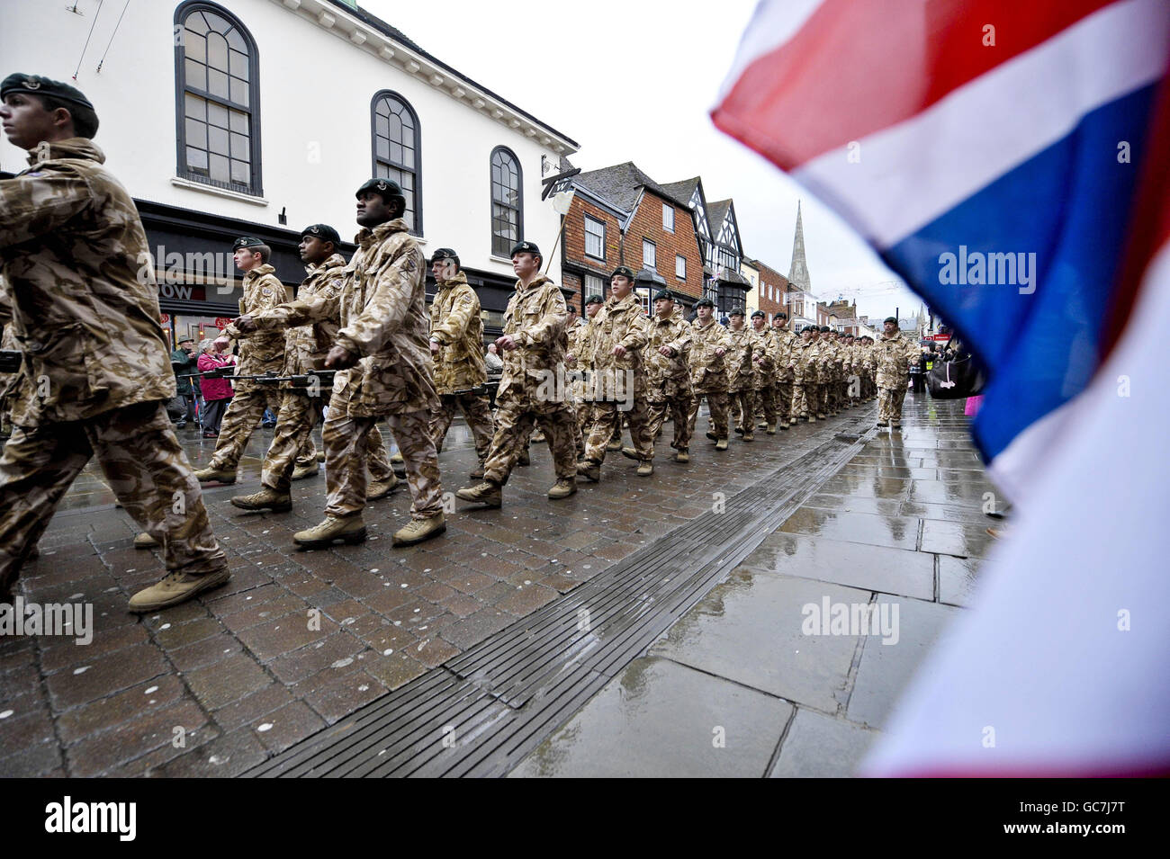 4th Battalion The Rifles (4 Rifles) parade Stock Photo - Alamy