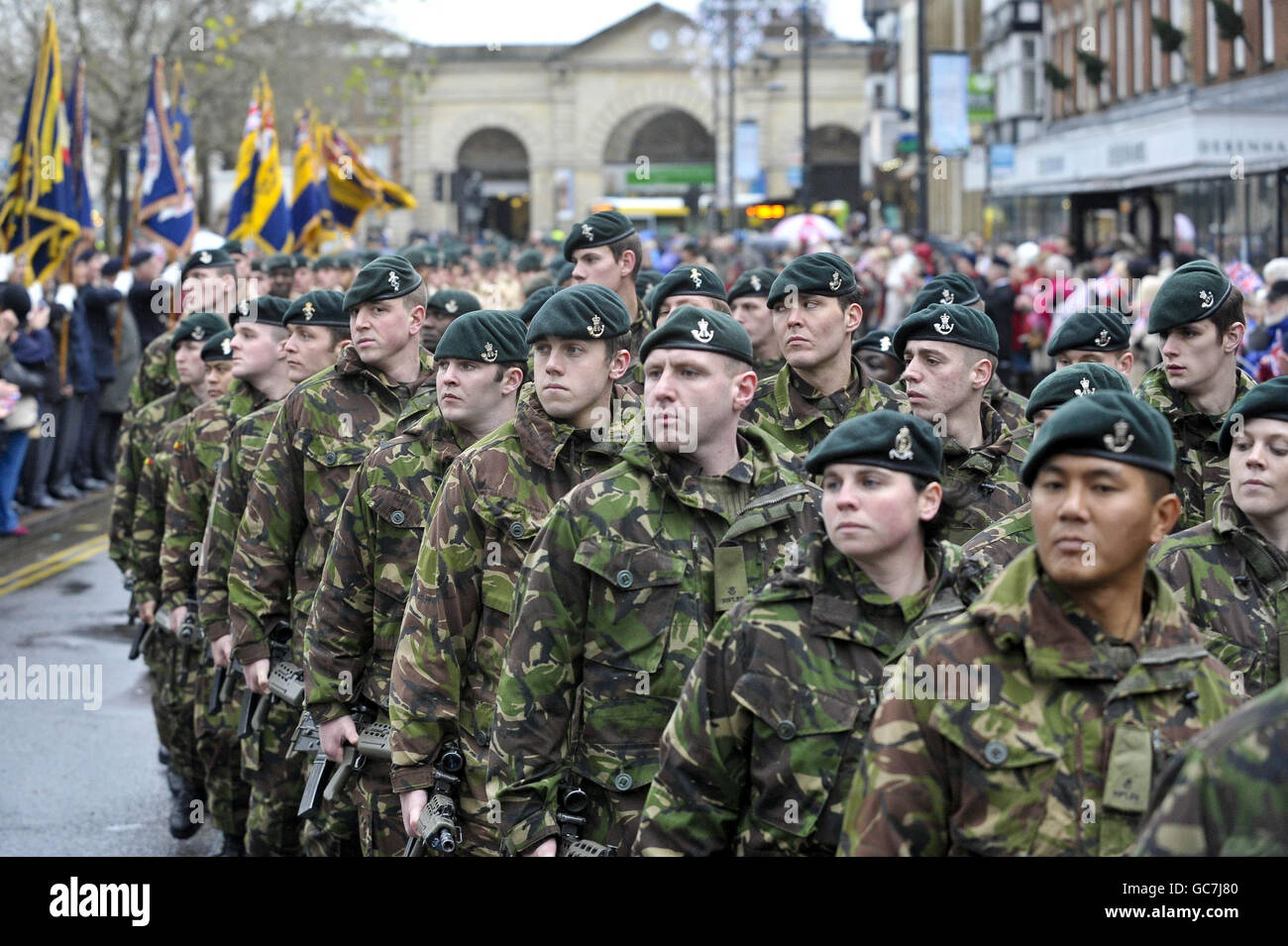 4th Battalion The Rifles (4 Rifles) parade Stock Photo - Alamy
