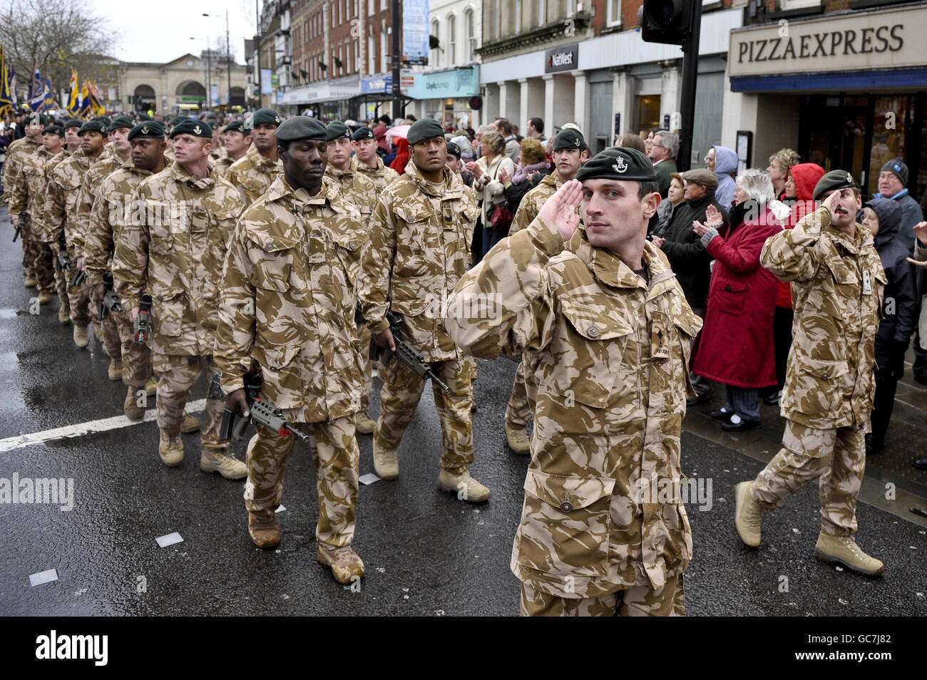 4th Battalion The Rifles (4 Rifles) parade Stock Photo - Alamy