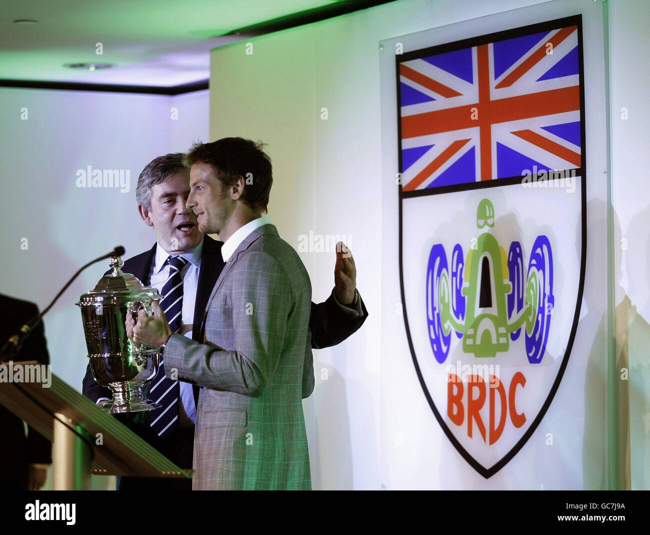 F1 drivers trophy hi-res stock photography and images - Alamy