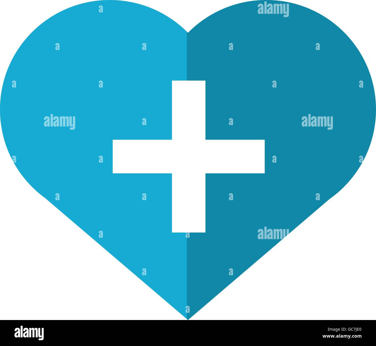 Heart icon. Medical care design. Vector graphic Stock Vector Image ...
