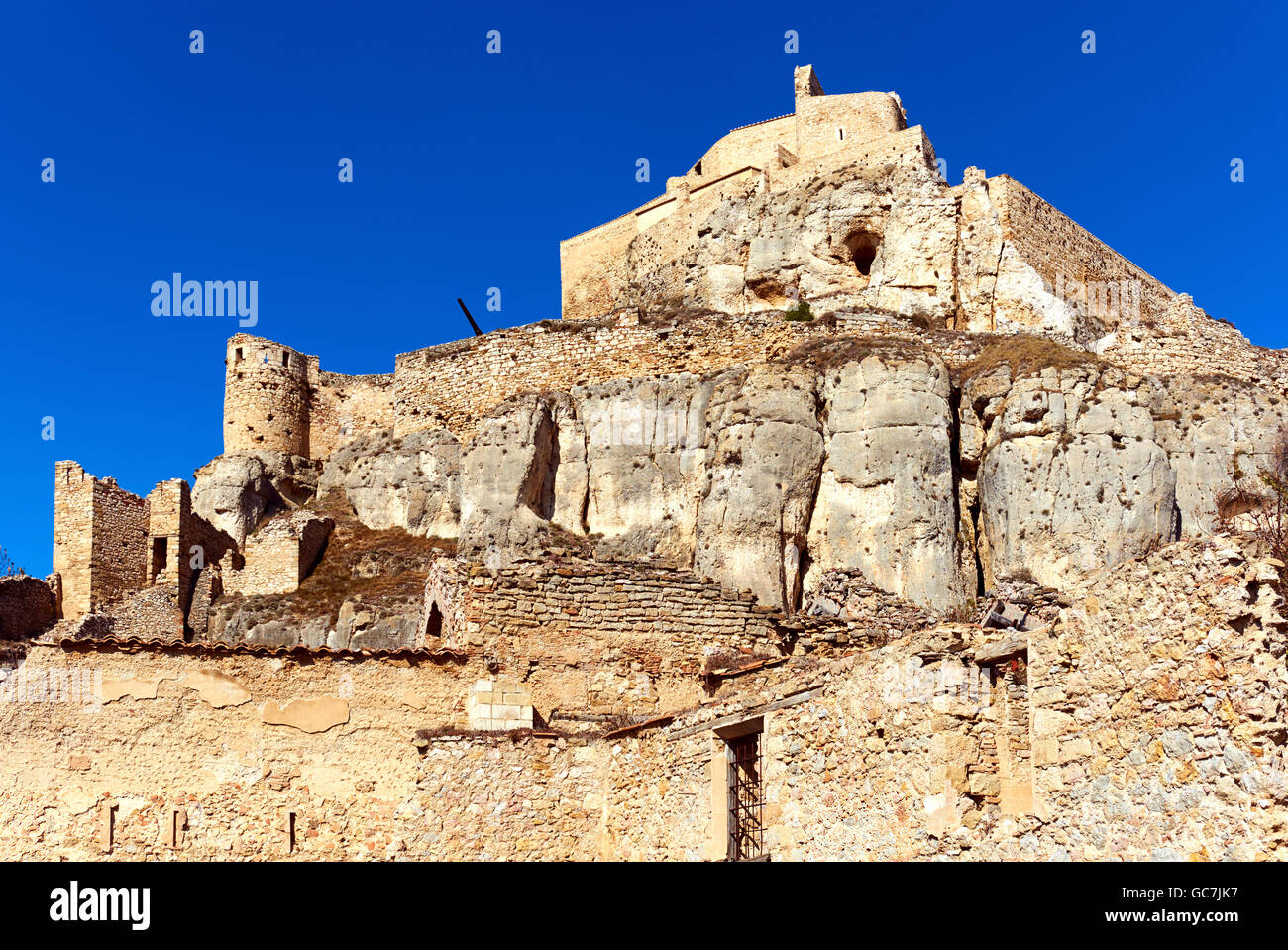 Castle of Morella Stock Photo - Alamy