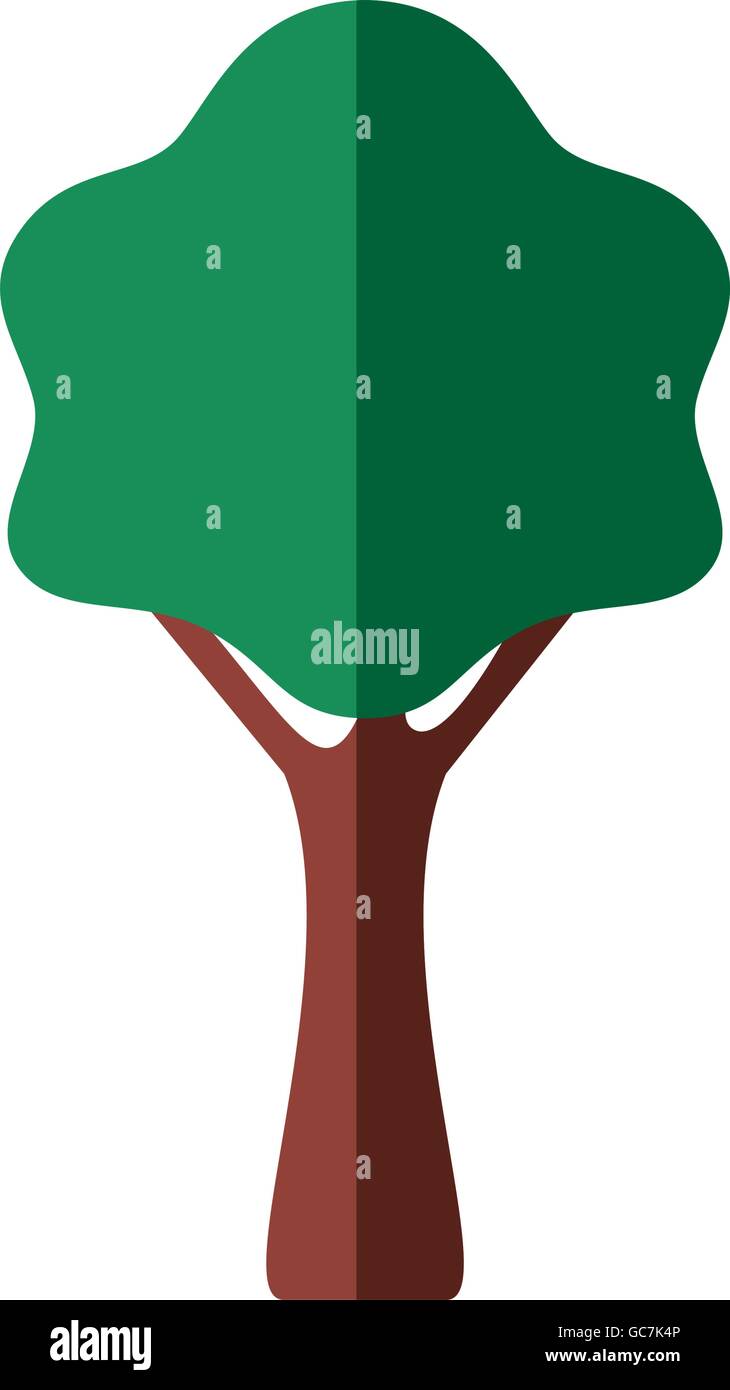 Tree icon. Nature design. Vector graphic Stock Vector Image & Art - Alamy