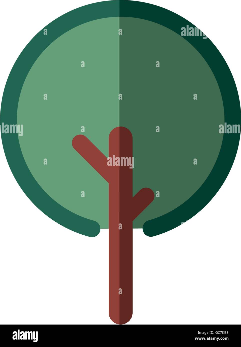 Tree icon. Nature design. Vector graphic Stock Vector Image & Art - Alamy