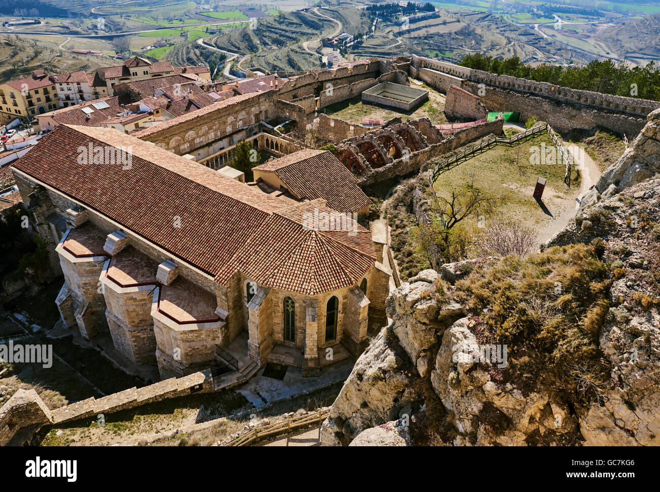 Castle of Morella Stock Photo - Alamy