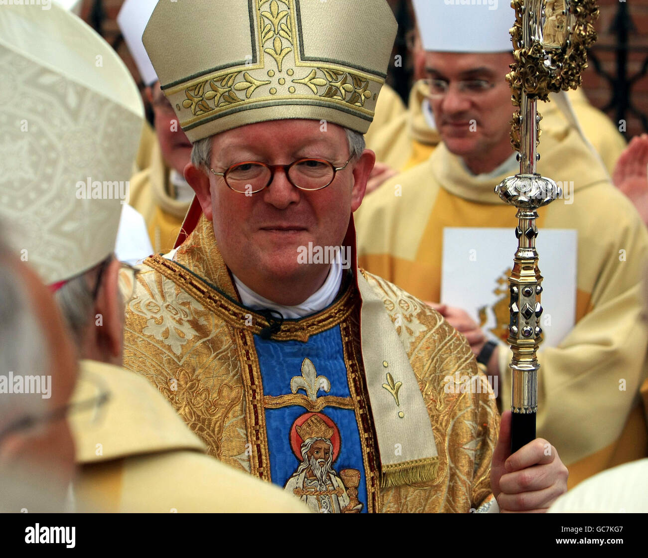 The Most Reverend Bernard Longley after his installation as Archbishop ...