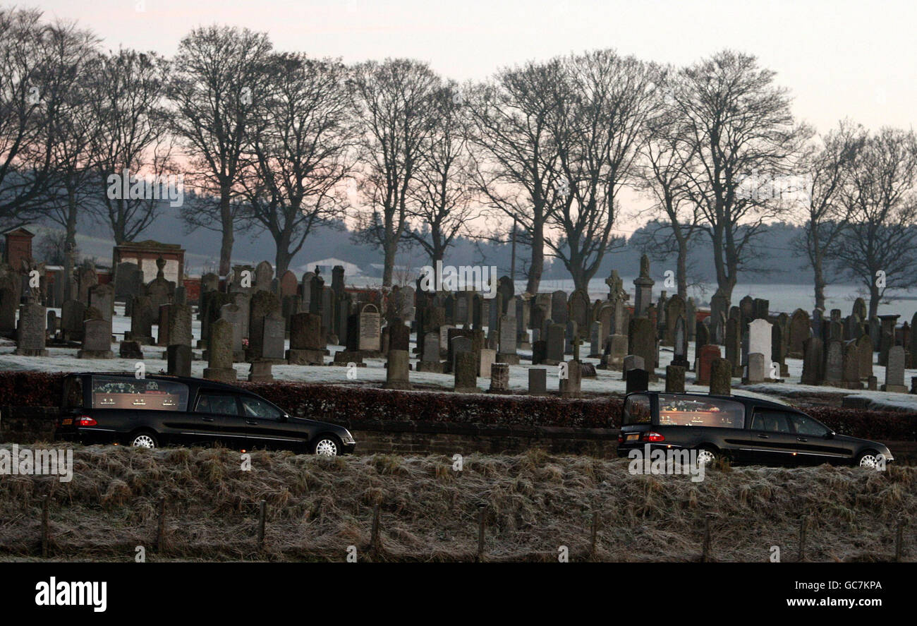 Owen family funeral Stock Photo - Alamy