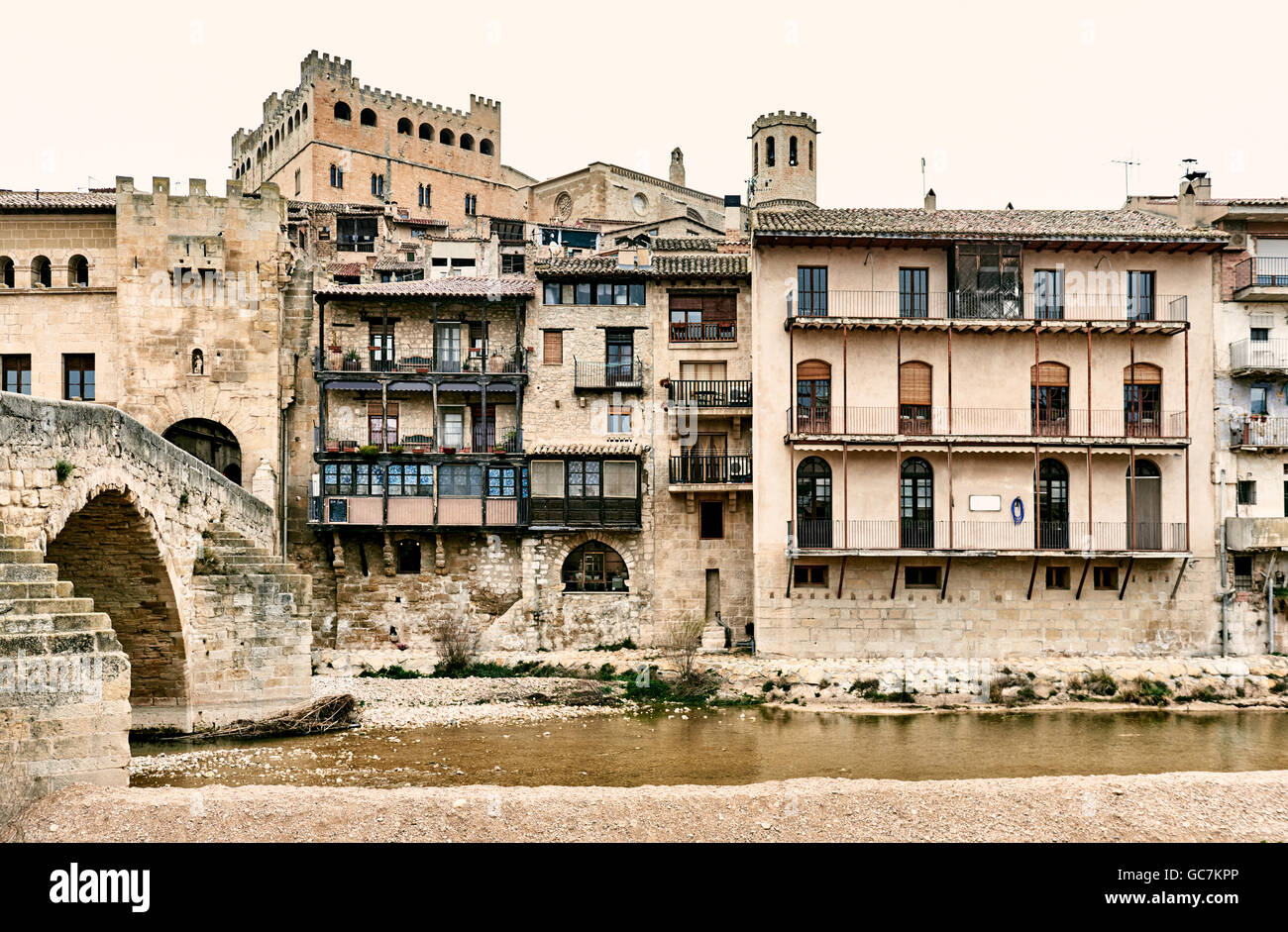 Valderrobres town, Spain Stock Photo - Alamy
