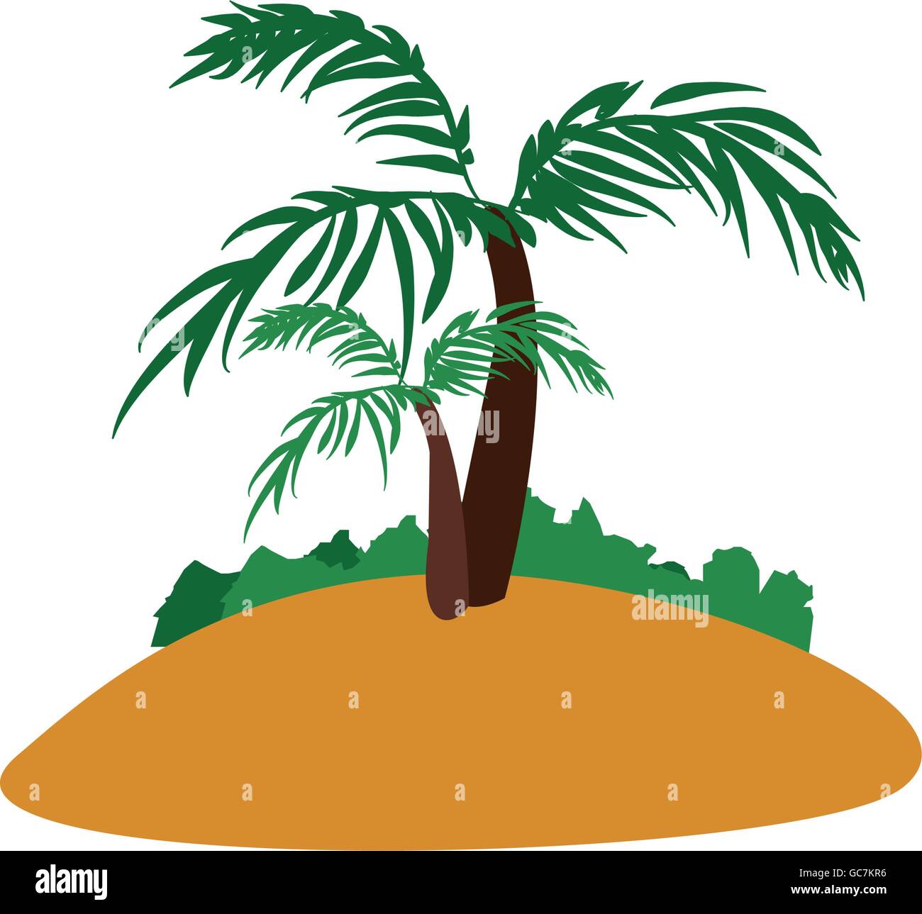 Palm Tree icon. Nature and plant design. Vector graphic Stock Vector ...