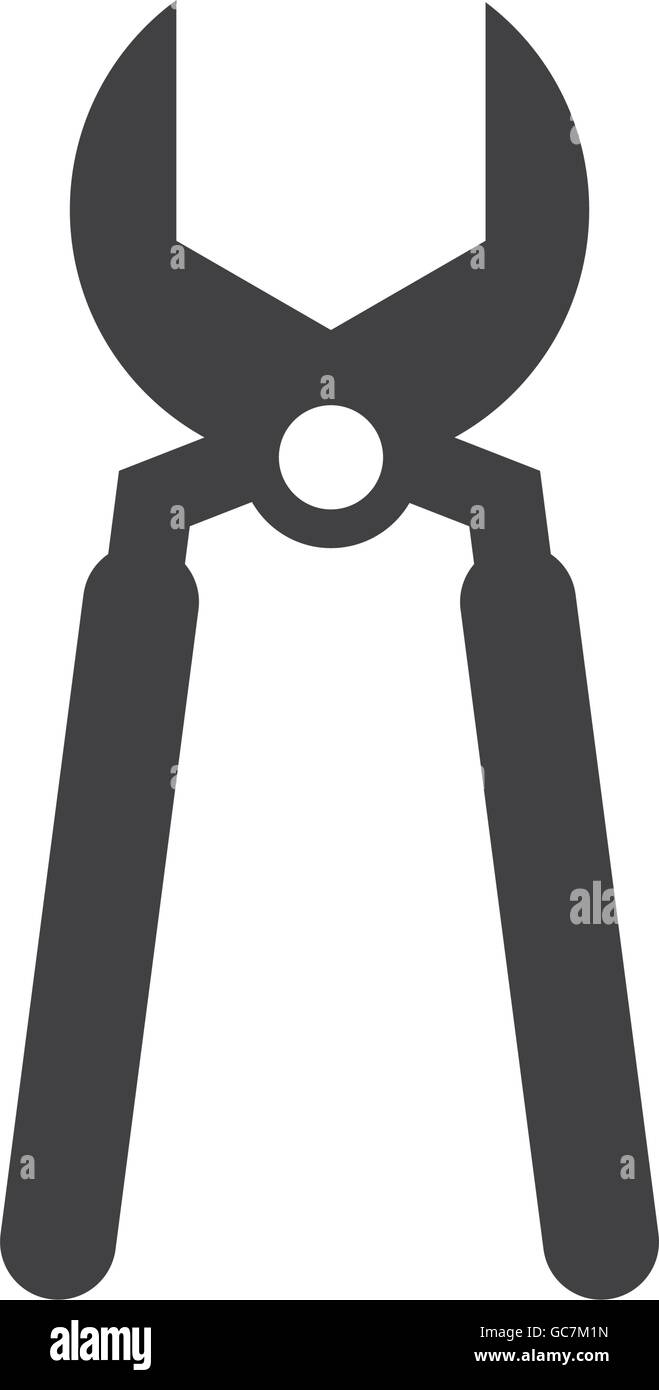 Pliers tool icon. Construction and repair design. Vector graphic Stock ...
