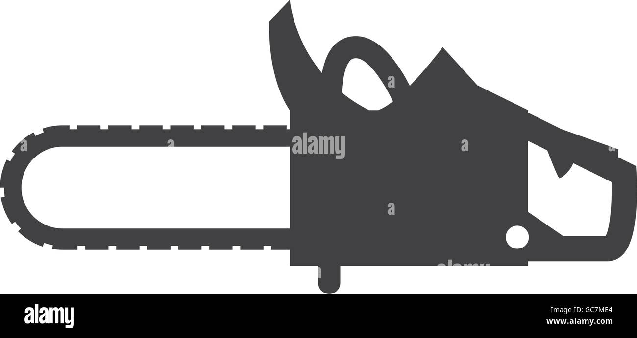 Saw tool icon. Construction and repair design. Vector graphic Stock ...