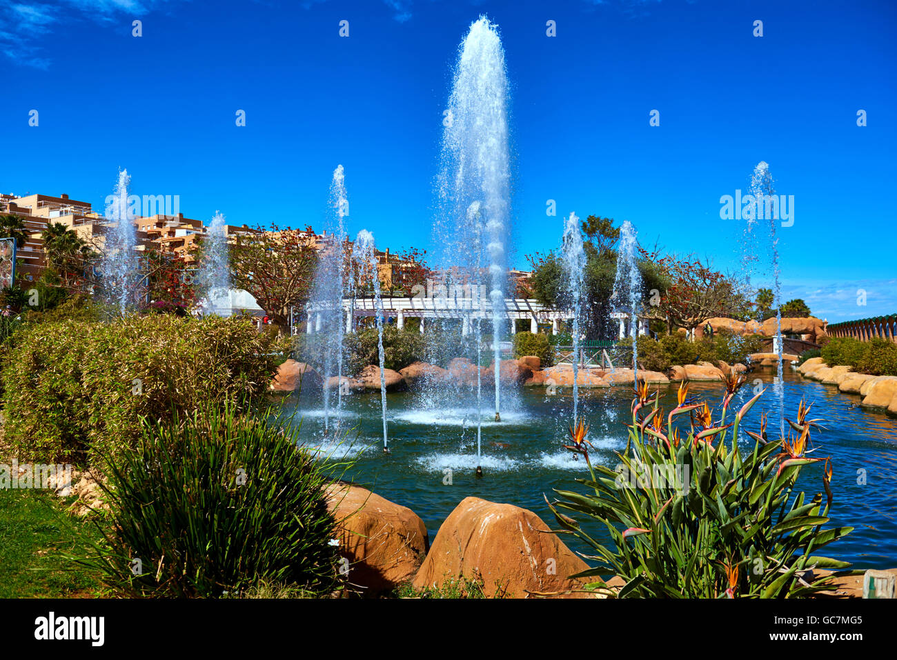 Marina d'Or garden Stock Photo - Alamy
