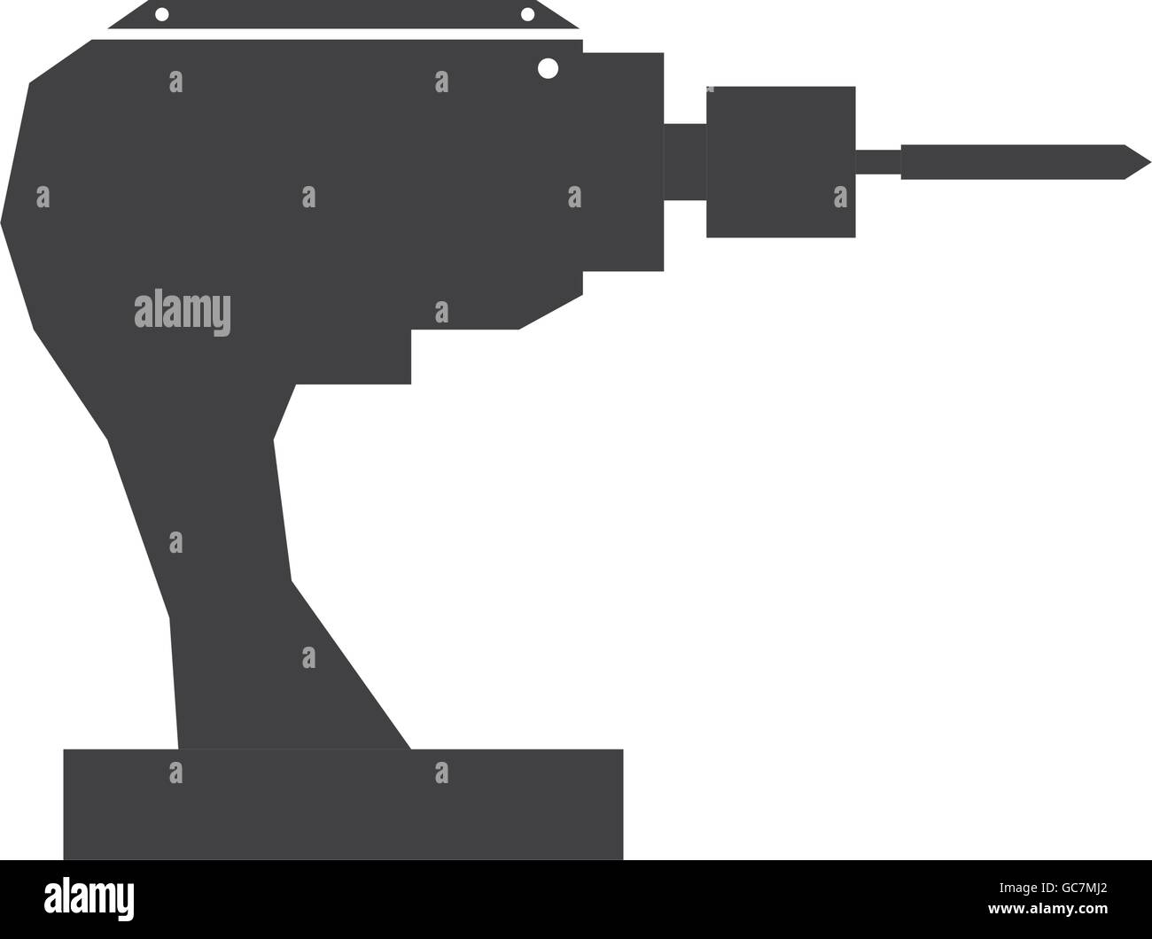 Drill tool icon. Construction and repair design. Vector graphic Stock ...