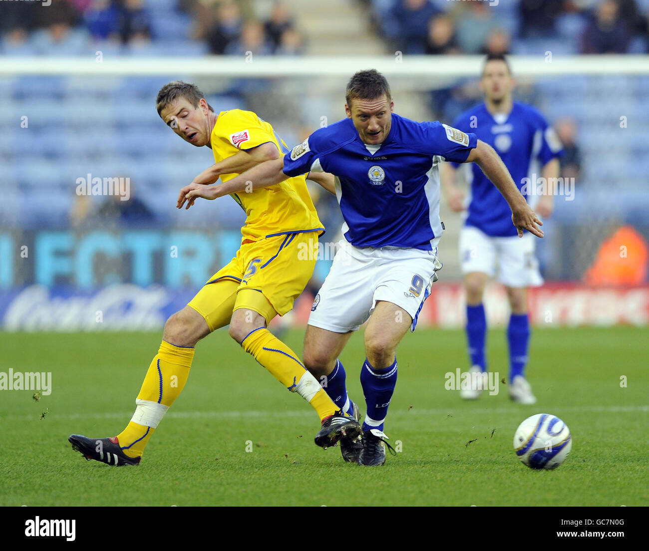 Sheffield Wednesday's Mark Beevers challenges Leicester City's Steve ...