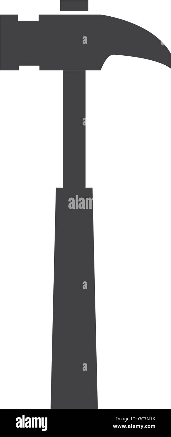 hammer tool icon. Construction and repair design. Vector graphic Stock ...