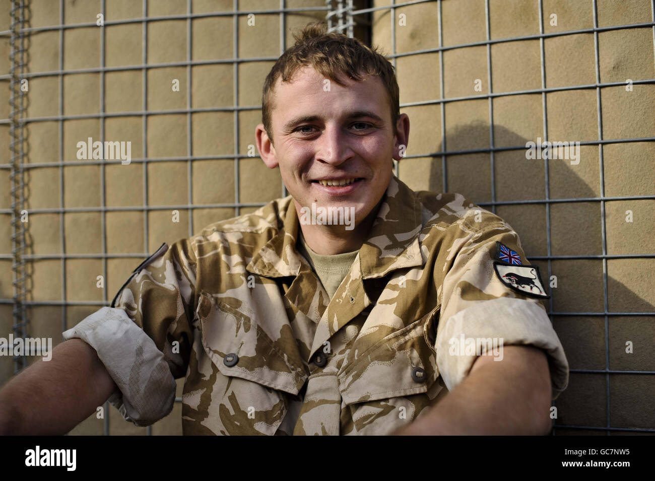 Rival football fans set differences aside Stock Photo - Alamy