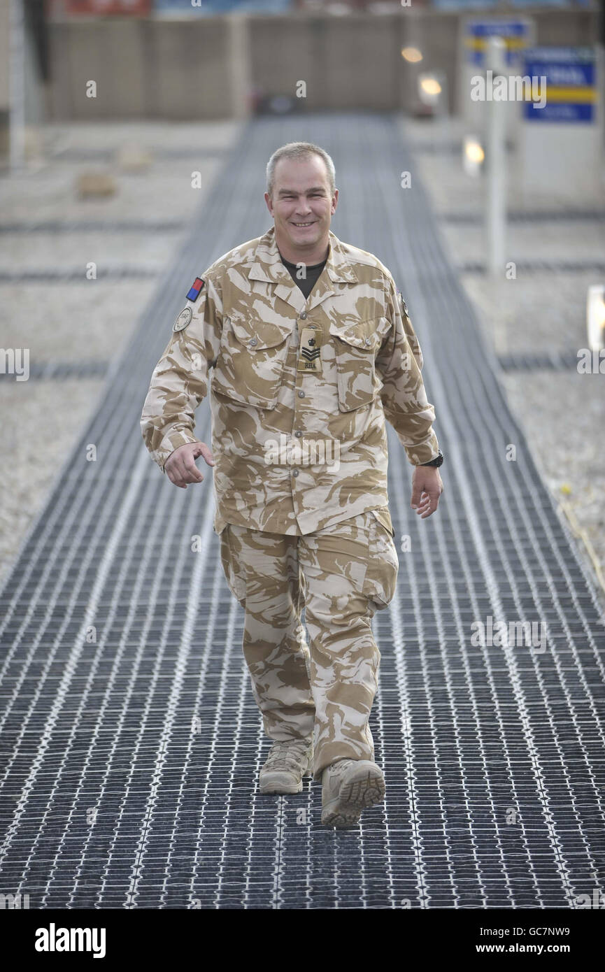 Bristol Rovers fan Staff Sergent Adrian Haynes from Bristol who is ...