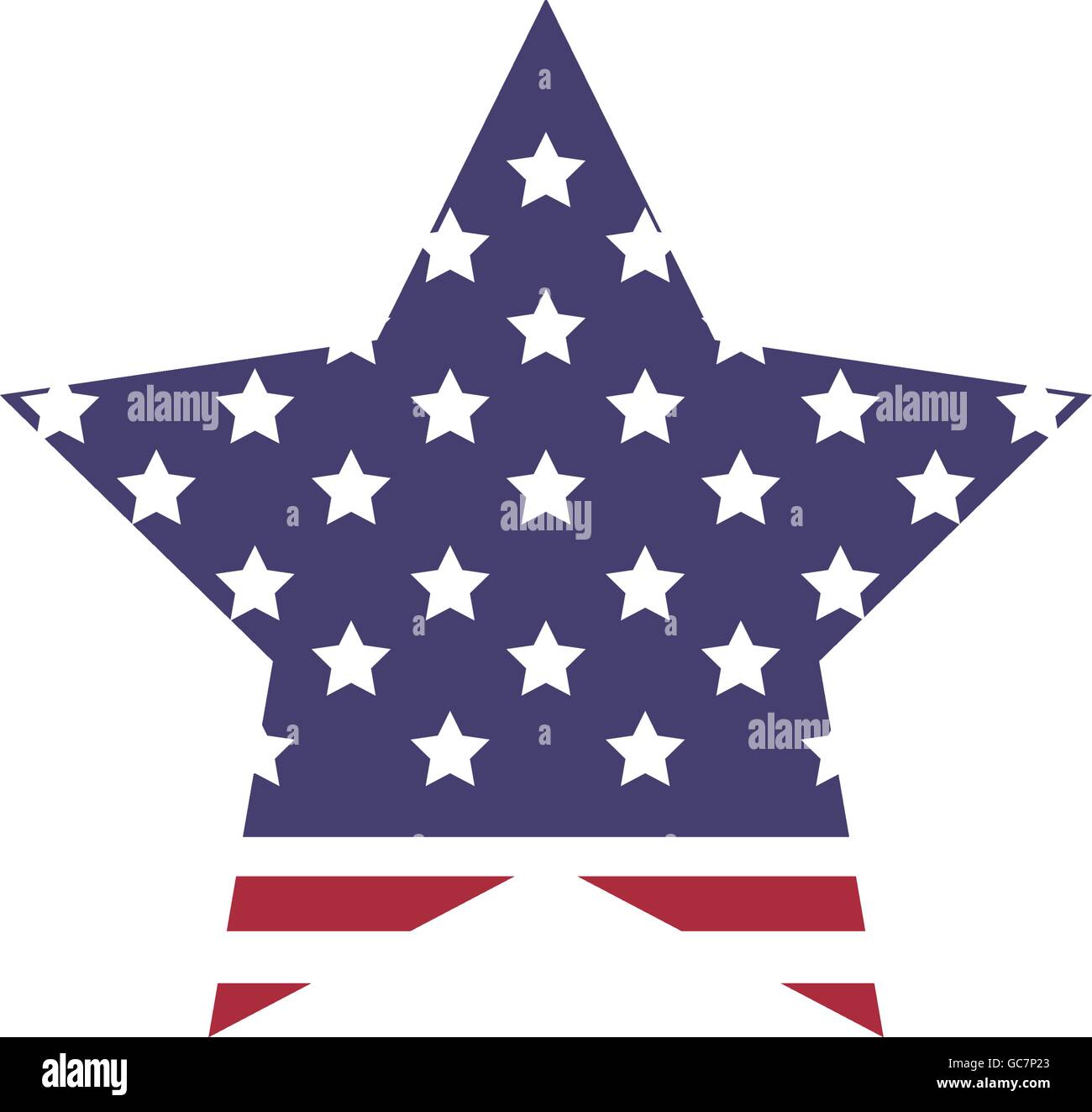 Star shape icon. USA design. Vector graphic Stock Vector Image & Art ...