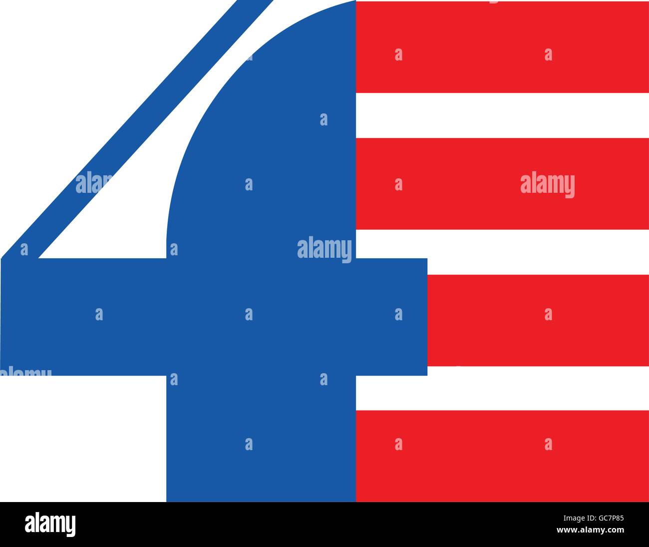 Four icon. Number design. Vector graphic Stock Vector Image & Art - Alamy