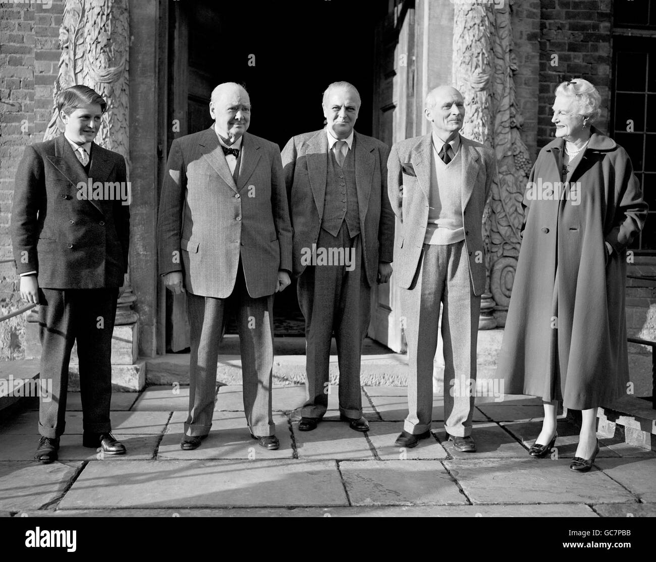 Randolph churchill son Black and White Stock Photos & Images - Alamy