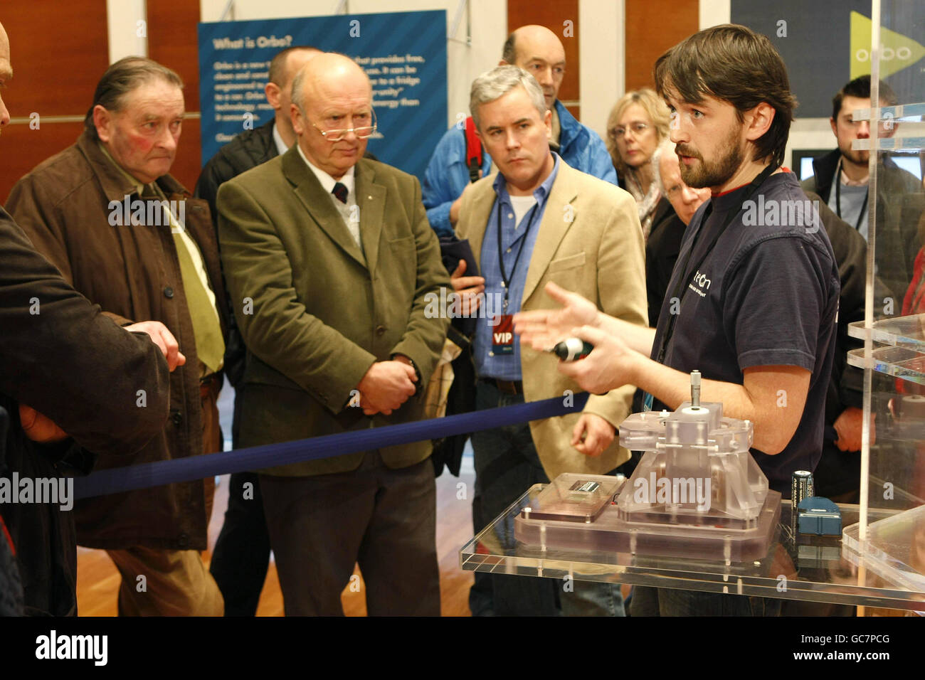 Steorn Engineer Seamus Flannigan briefs investors on the new Orbo ...