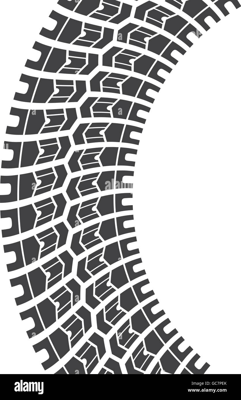 Wheel print icon. Tire design. Vector graphic Stock Vector Image & Art ...