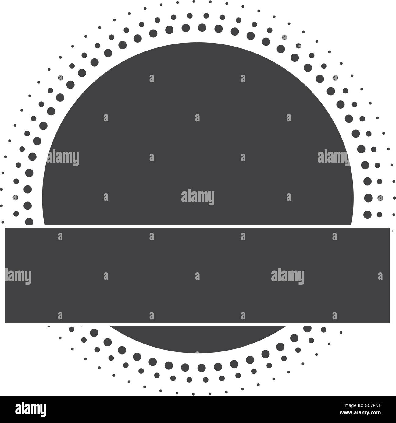 Seal stamp with ribbon icon. Label and banner design. Vector gra Stock ...