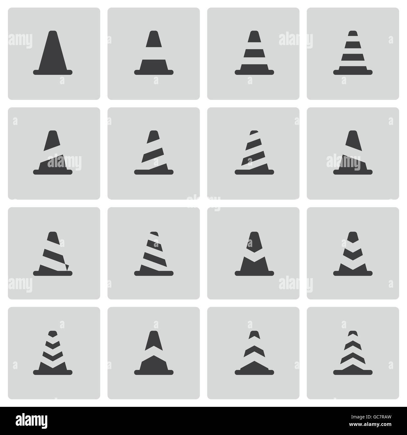 Traffic cone pylon Stock Vector Images - Alamy