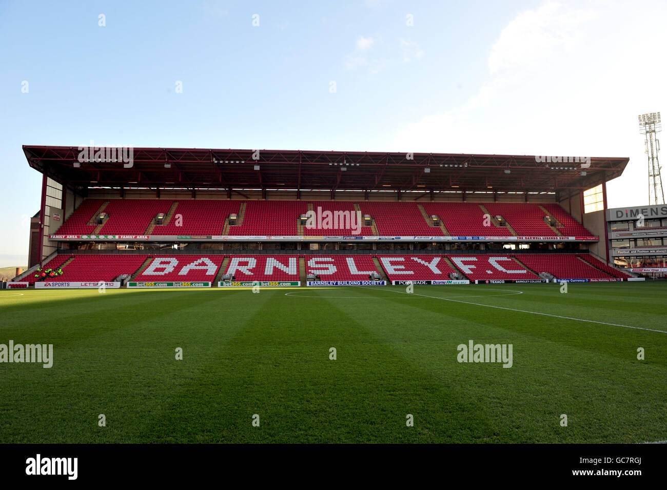 Football general view gv barnsley fc seats empty datacoapplies hi-res ...