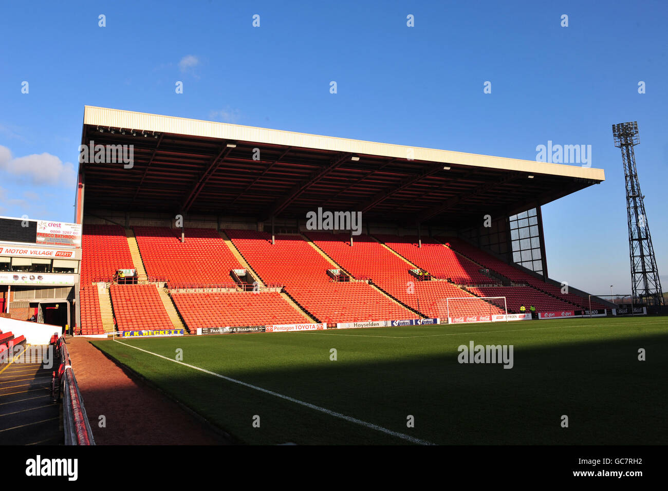 Football general view gv barnsley fc seats empty datacoapplies hi-res ...