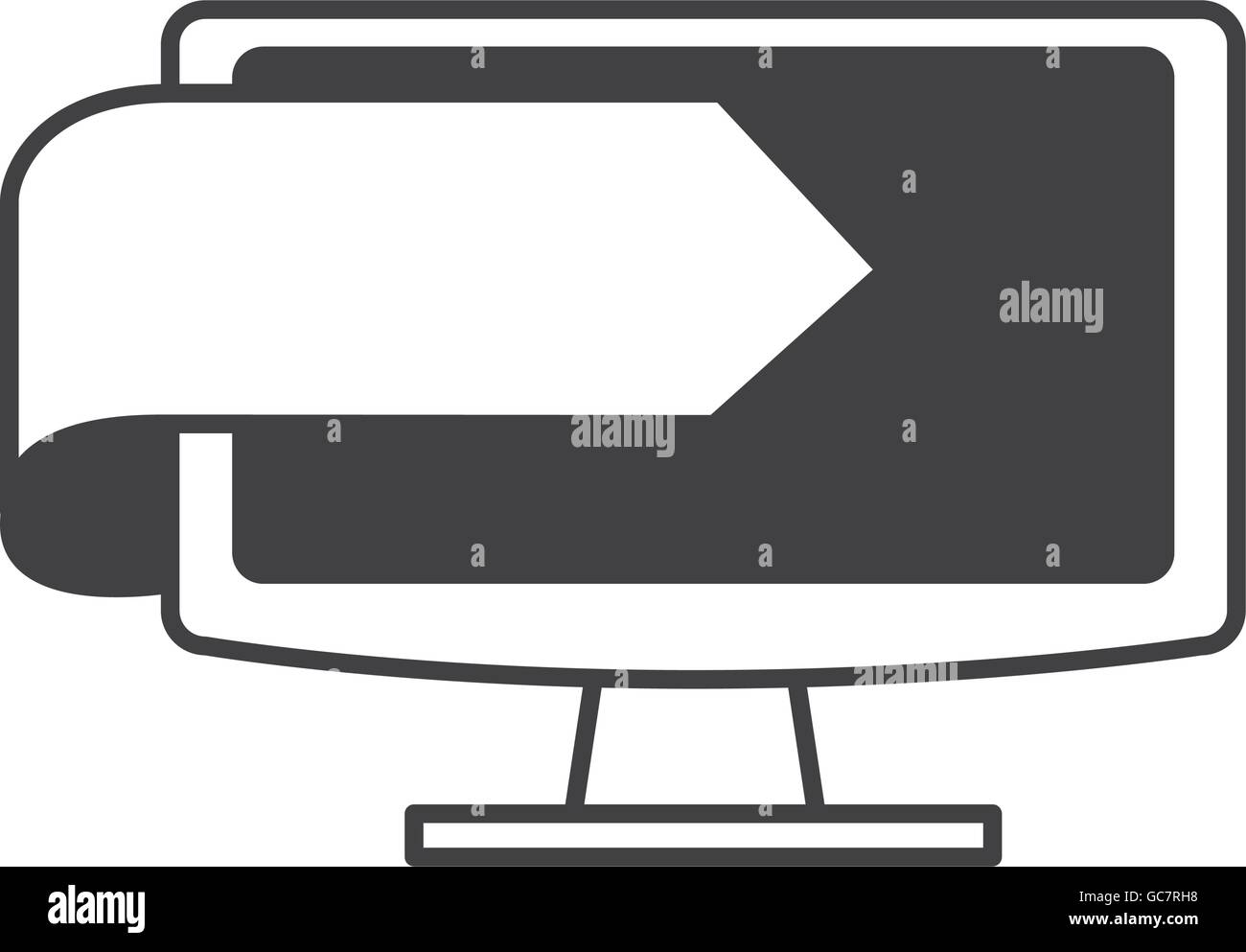 Computer icon. Technology and gadget design. Vector graphic Stock ...