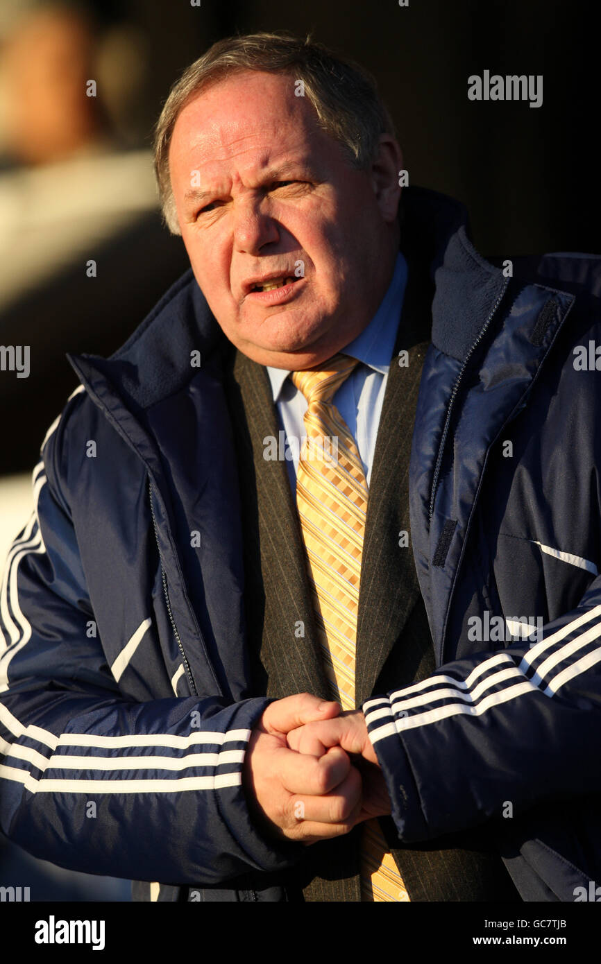 Peterborough uniteds director of football barry fry in the stands hi ...