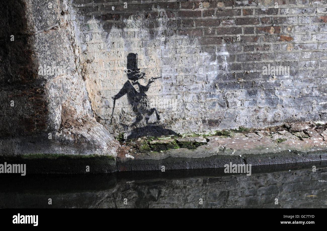 New Banksy artwork - London Stock Photo - Alamy