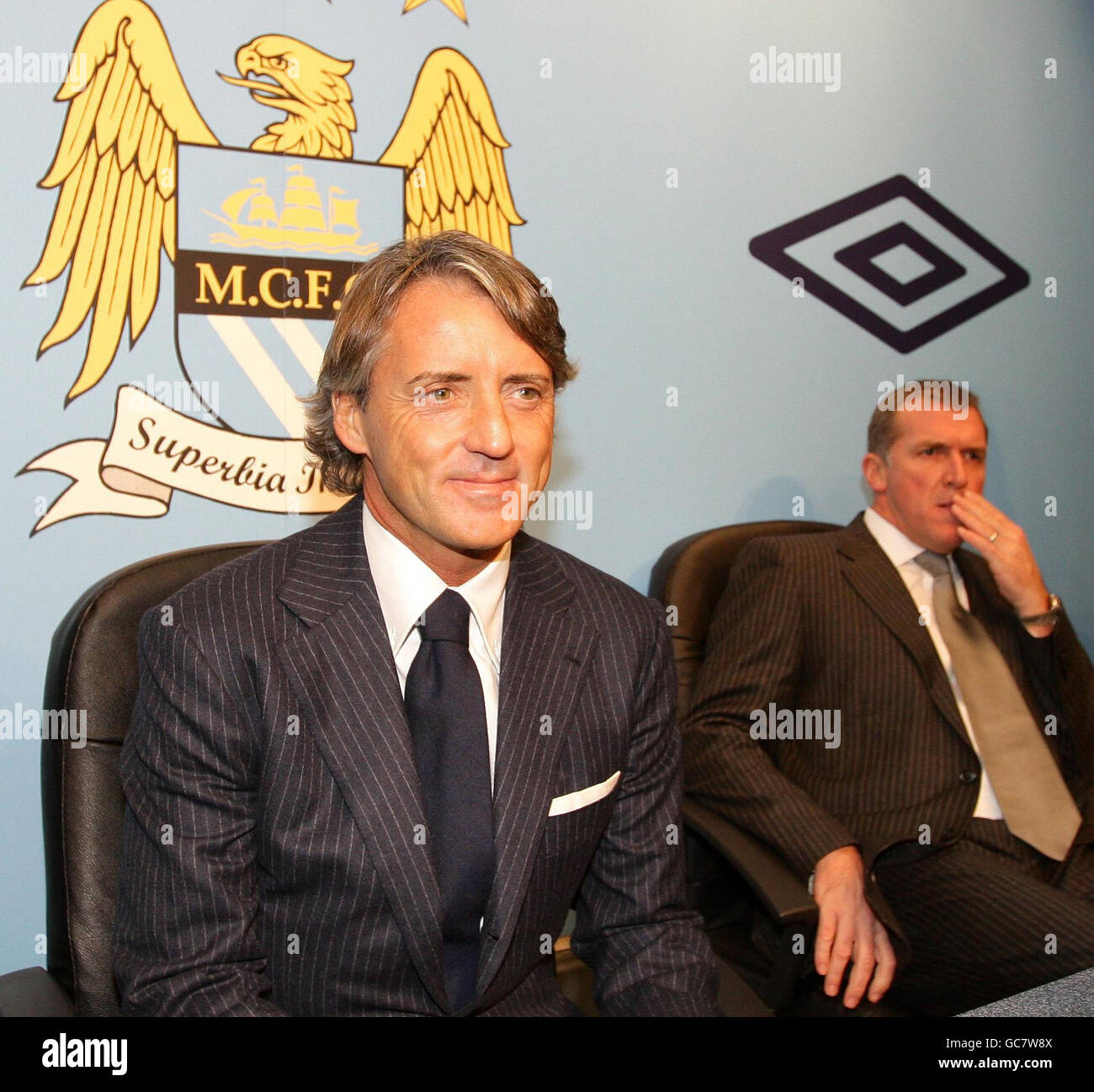 Soccer - Manchester City Press Conference - City of Manchester Stadium ...
