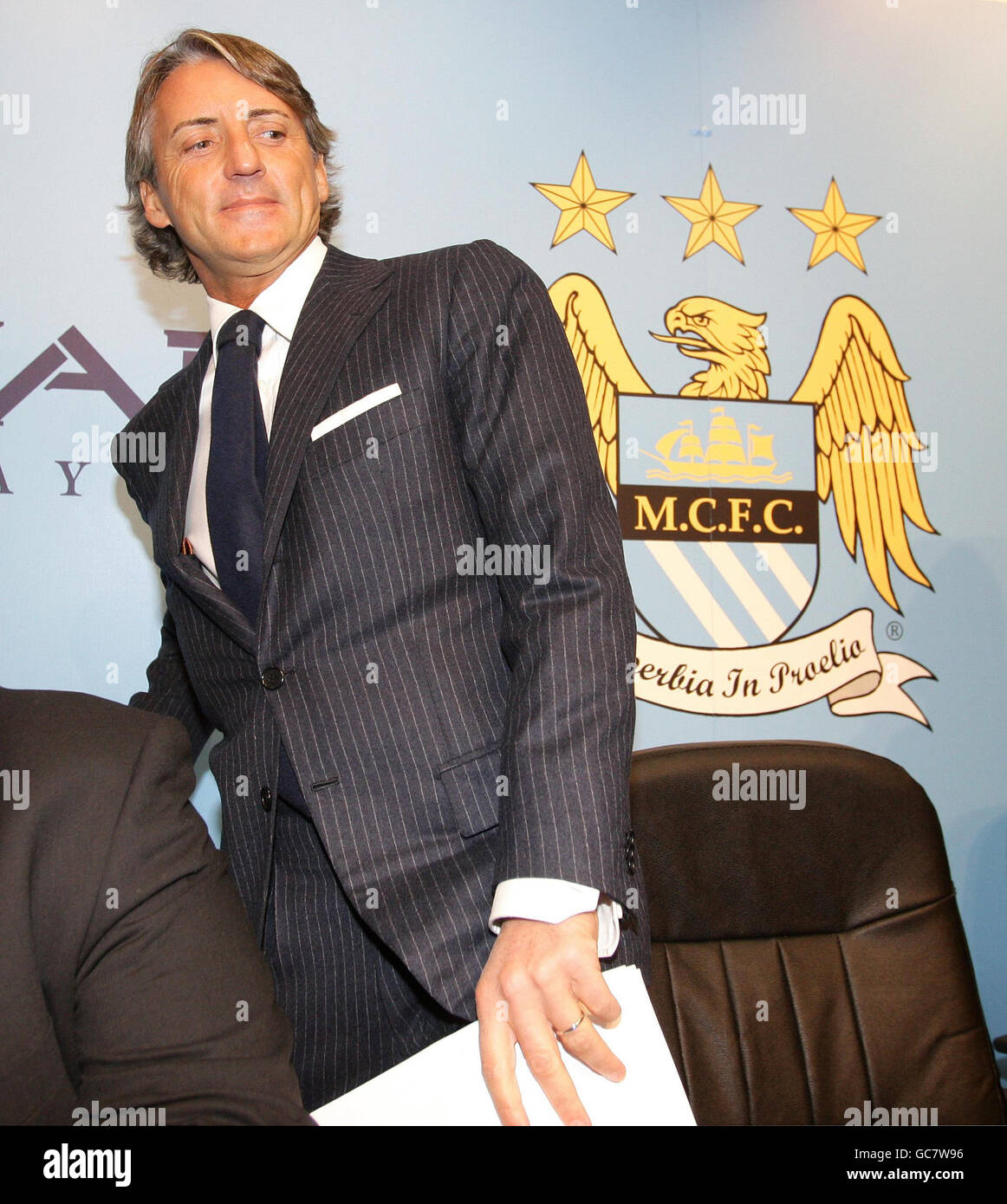 Soccer - Manchester City Press Conference - City of Manchester Stadium ...