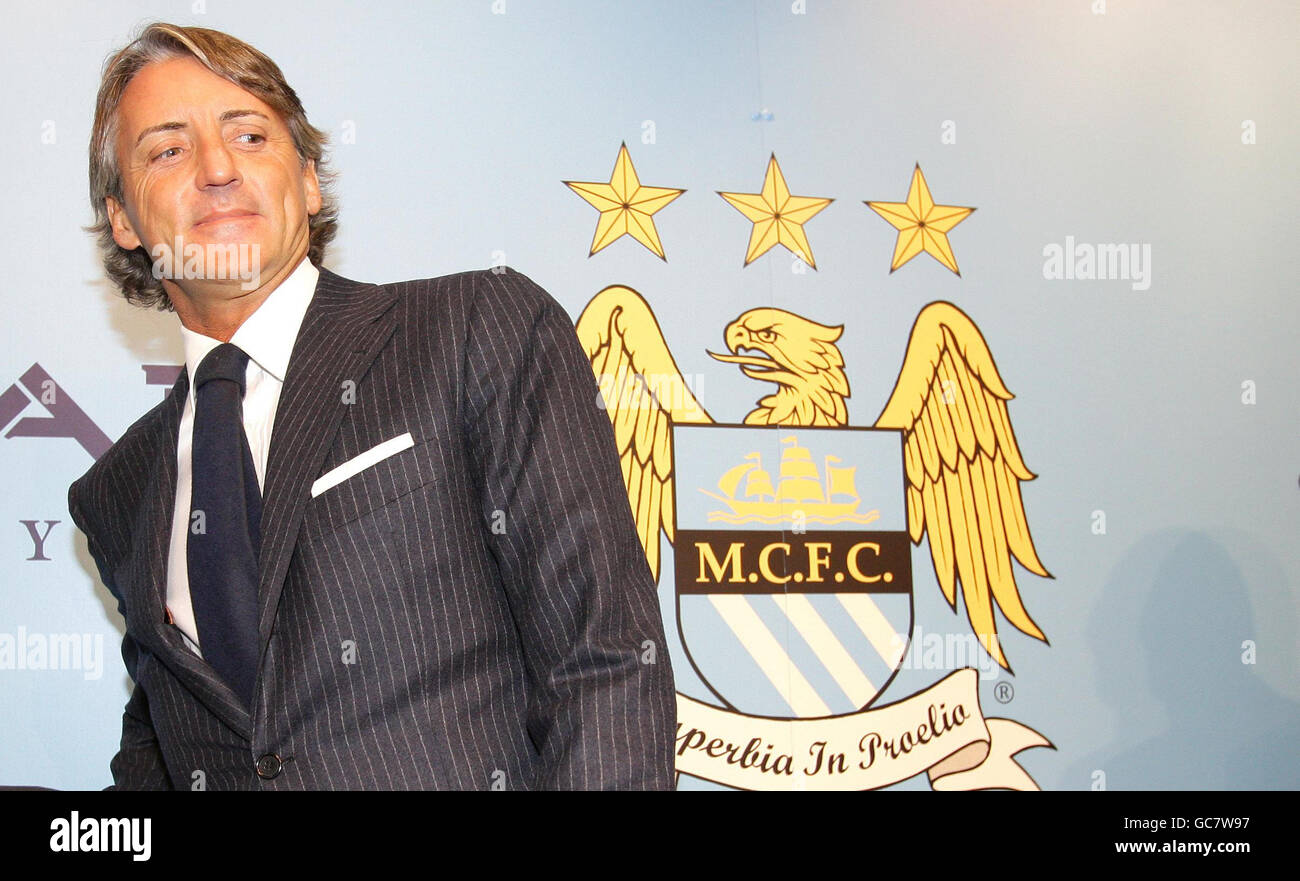 Soccer - Manchester City Press Conference - City of Manchester Stadium ...