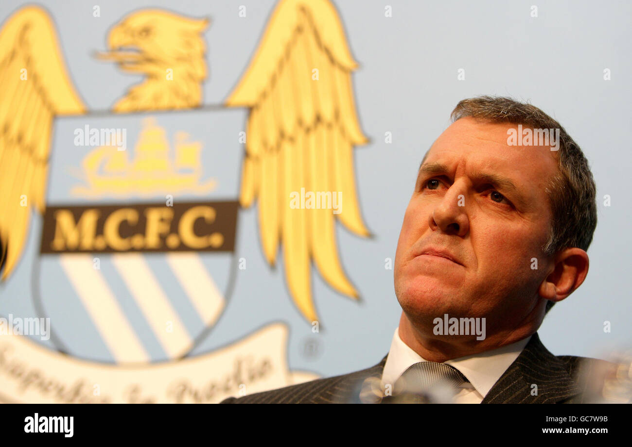 Soccer - Manchester City Press Conference - City of Manchester Stadium ...