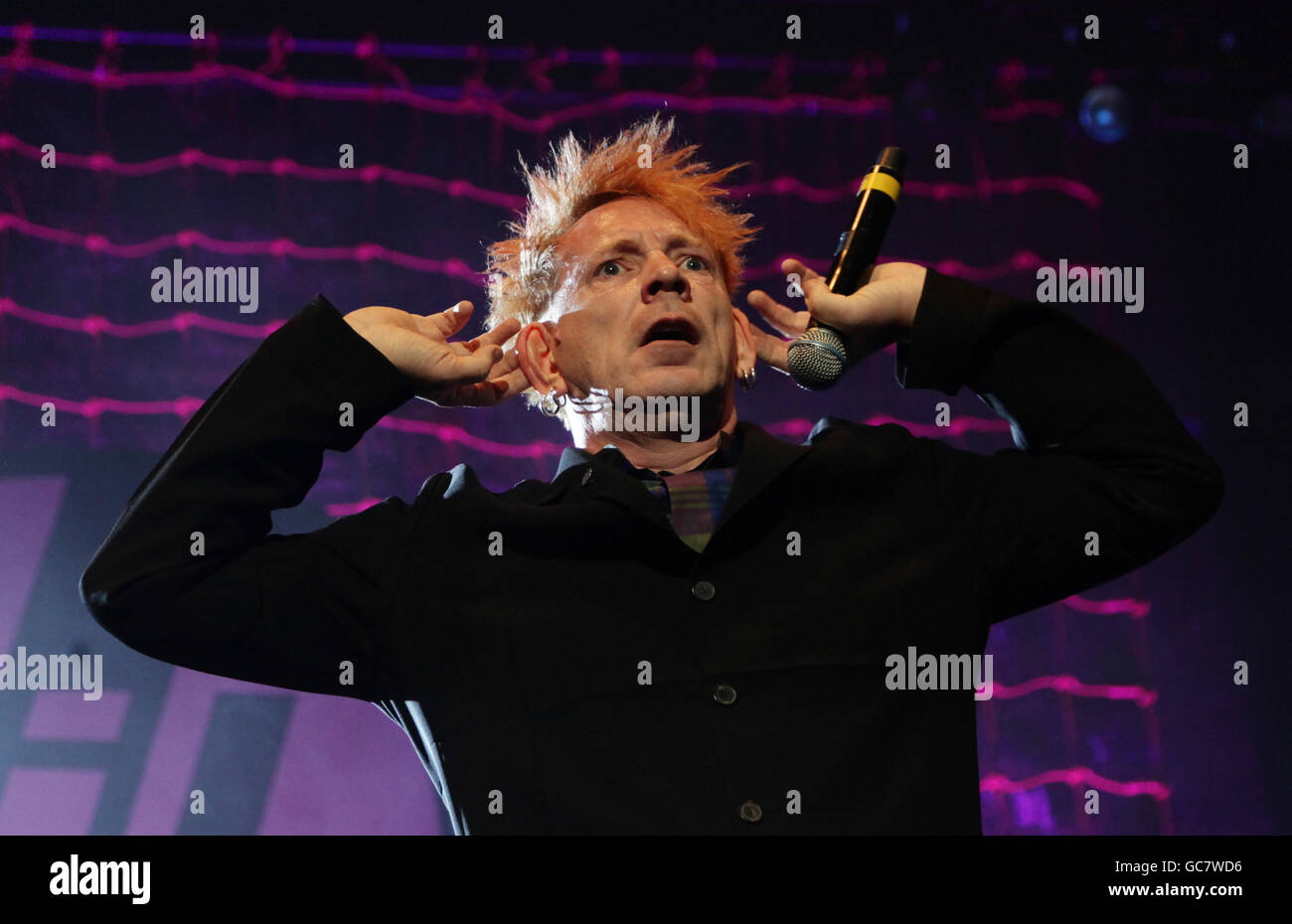 Public Image Ltd in Concert - London. John Lydon of PiL (Public Image ...