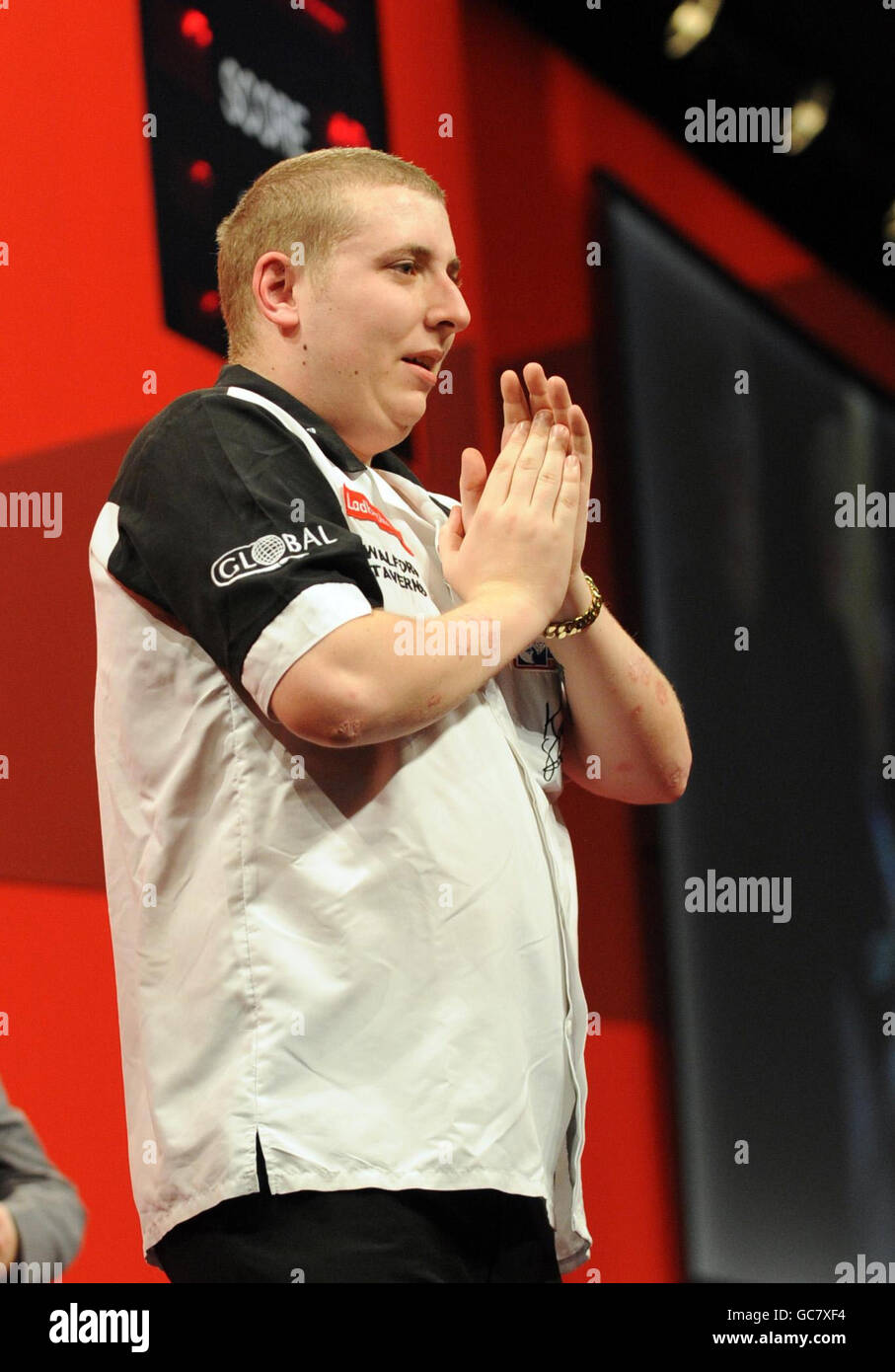 John part reacts ladbrokes com world darts championship alexandra ...