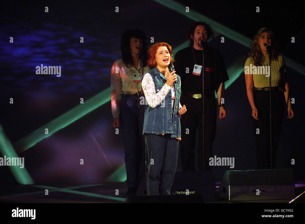 IRELAND'S NIAMH KAVANAGH AT THE EUROVISION SONG CONTEST REHEARSALS IN ...
