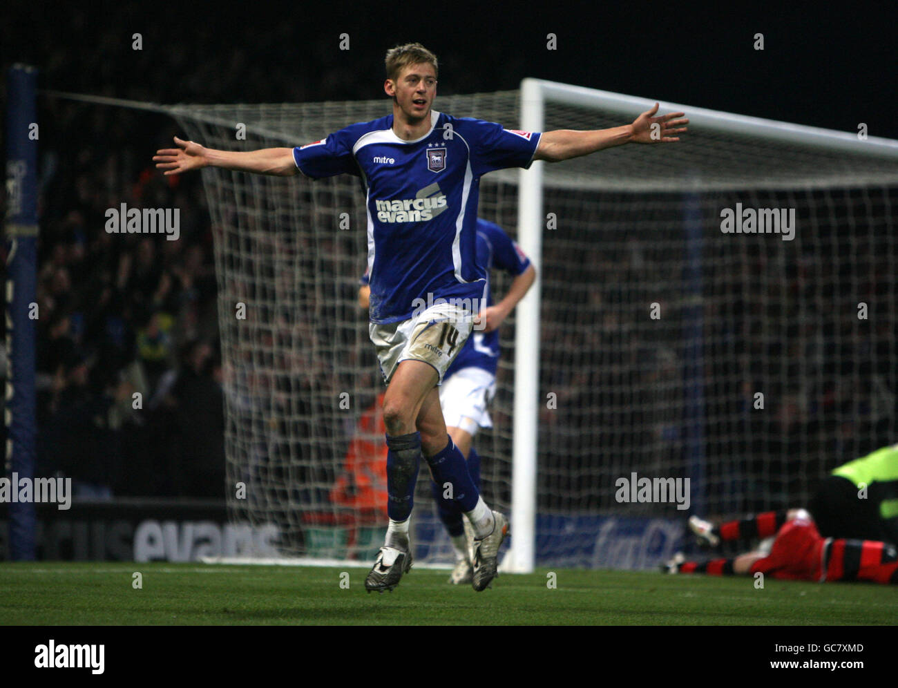Ipswich Town's Jon Stead celebrates scoring the third goal Stock Photo ...