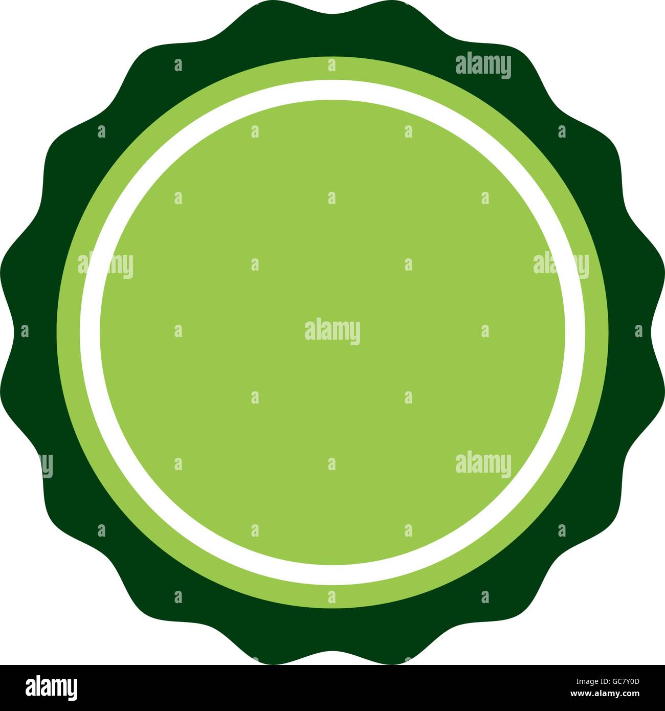 Green Seal stamp icon. Label design. Vector graphic Stock Vector Image ...