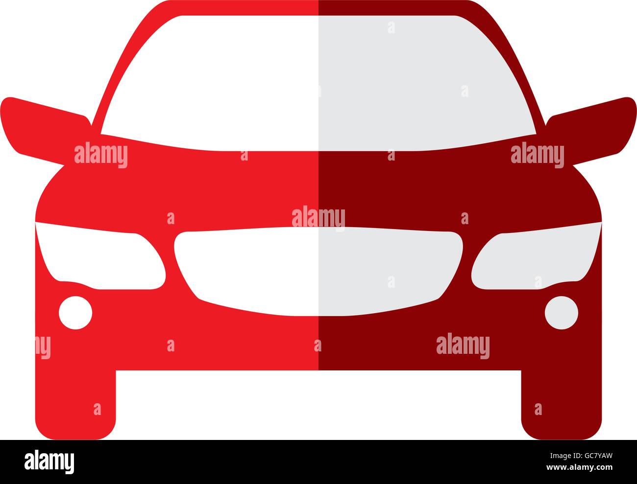 Red car icon. Transportation machine design. Vector graphic Stock ...