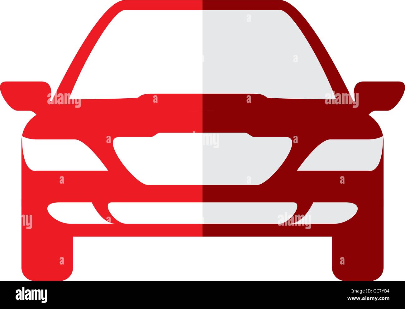 Red car icon. Transportation machine design. Vector graphic Stock ...