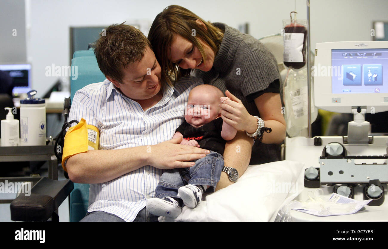 Scottish National Blood Transfusion Service appeal Stock Photo - Alamy