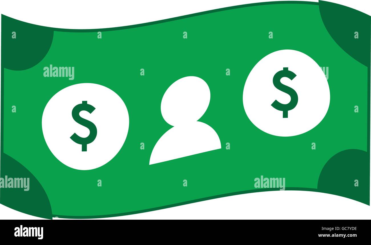 Green bill icon. Money design. Vector graphic Stock Vector Image & Art ...